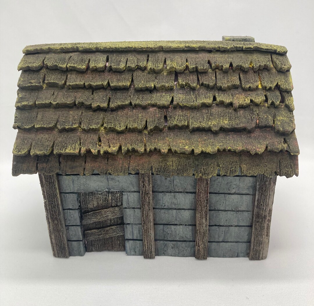 Fantasy Stone Cabin 28mm Role-playing Game Scenery - Scatter Terrain ...