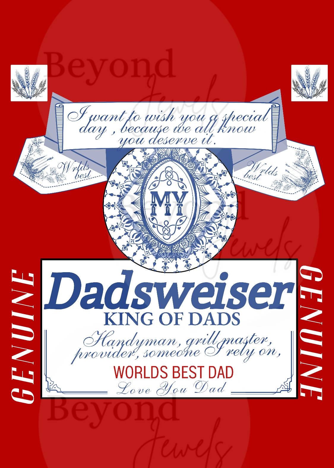 Budweiser Label