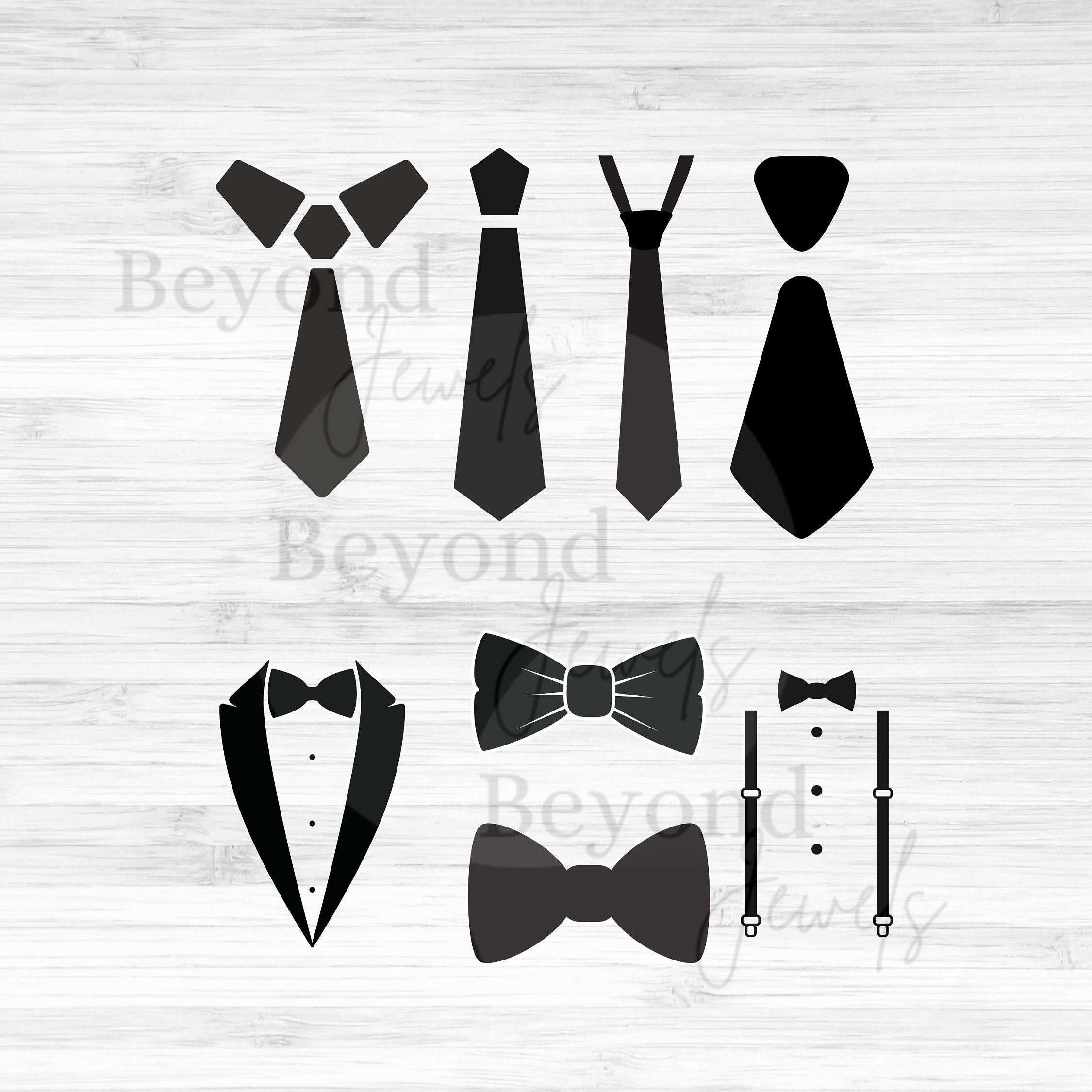 Tuxedo Svg Bundle | Suite Tie Outfit Wedding Groom | Download Svg, Pfg ...