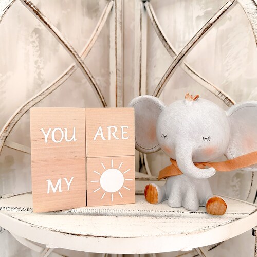 You Are My Sunshine Itty Bitty Blocks - Etsy