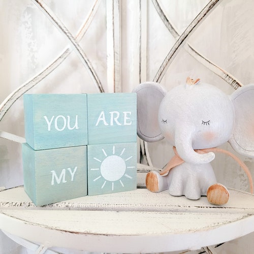 You Are My Sunshine Itty Bitty Blocks - Etsy