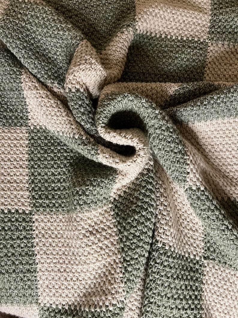 Check It Out Blanket PDF Crochet Pattern Texture Geometric Checkered ...