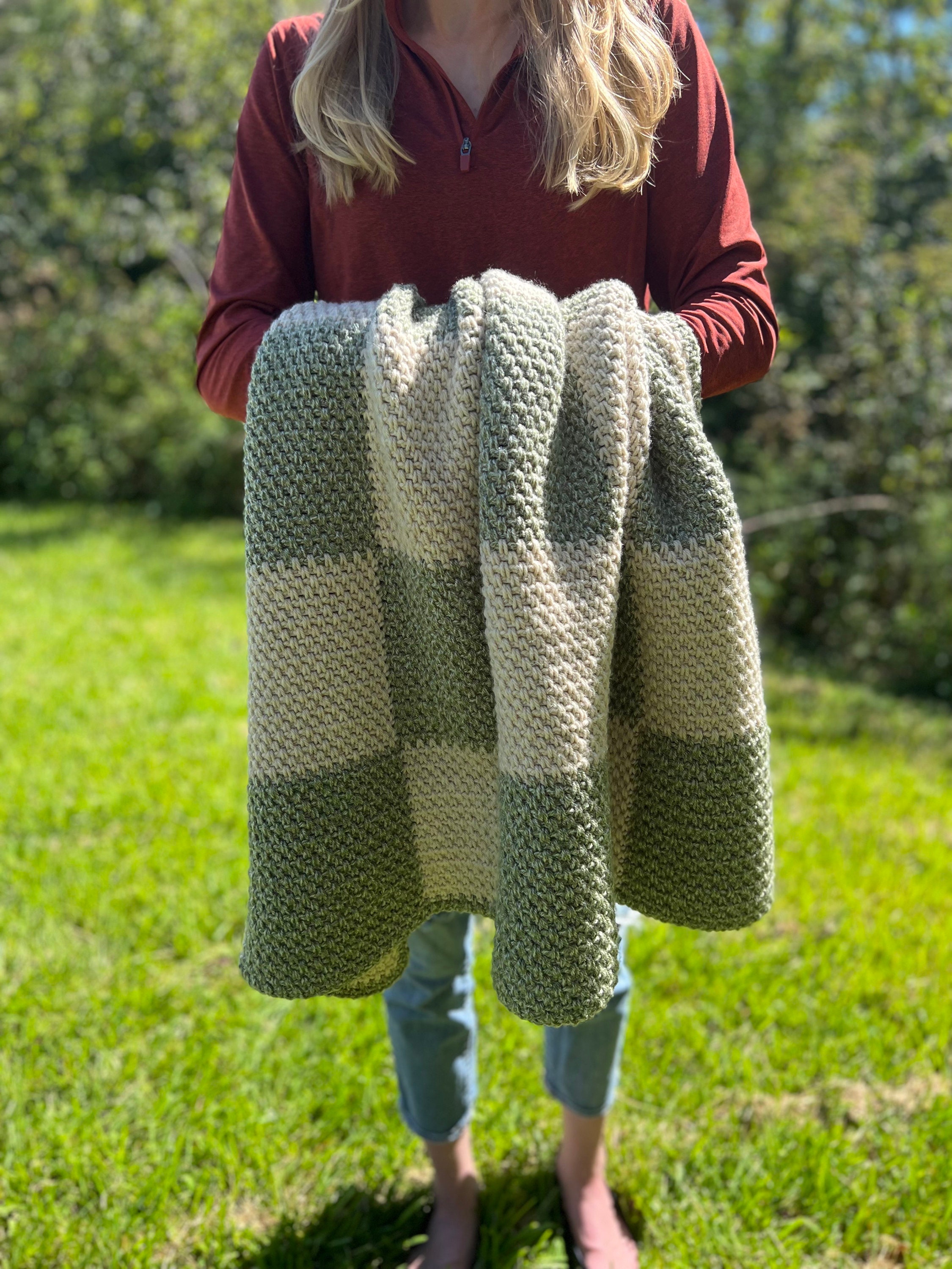 Check It Out Blanket PDF Crochet Pattern Texture Geometric Checkered ...