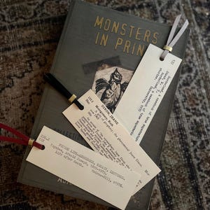 Supernatural Cryptid Catalog Card Bookmark | Librarian | Bibliophile ...