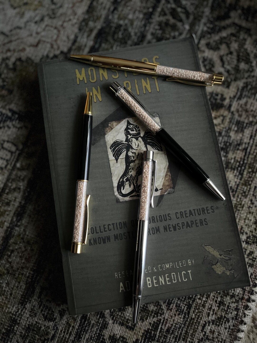 Okinawa Star Sand Pens | Ballpoint | Black Ink | Gift | Oddities ...