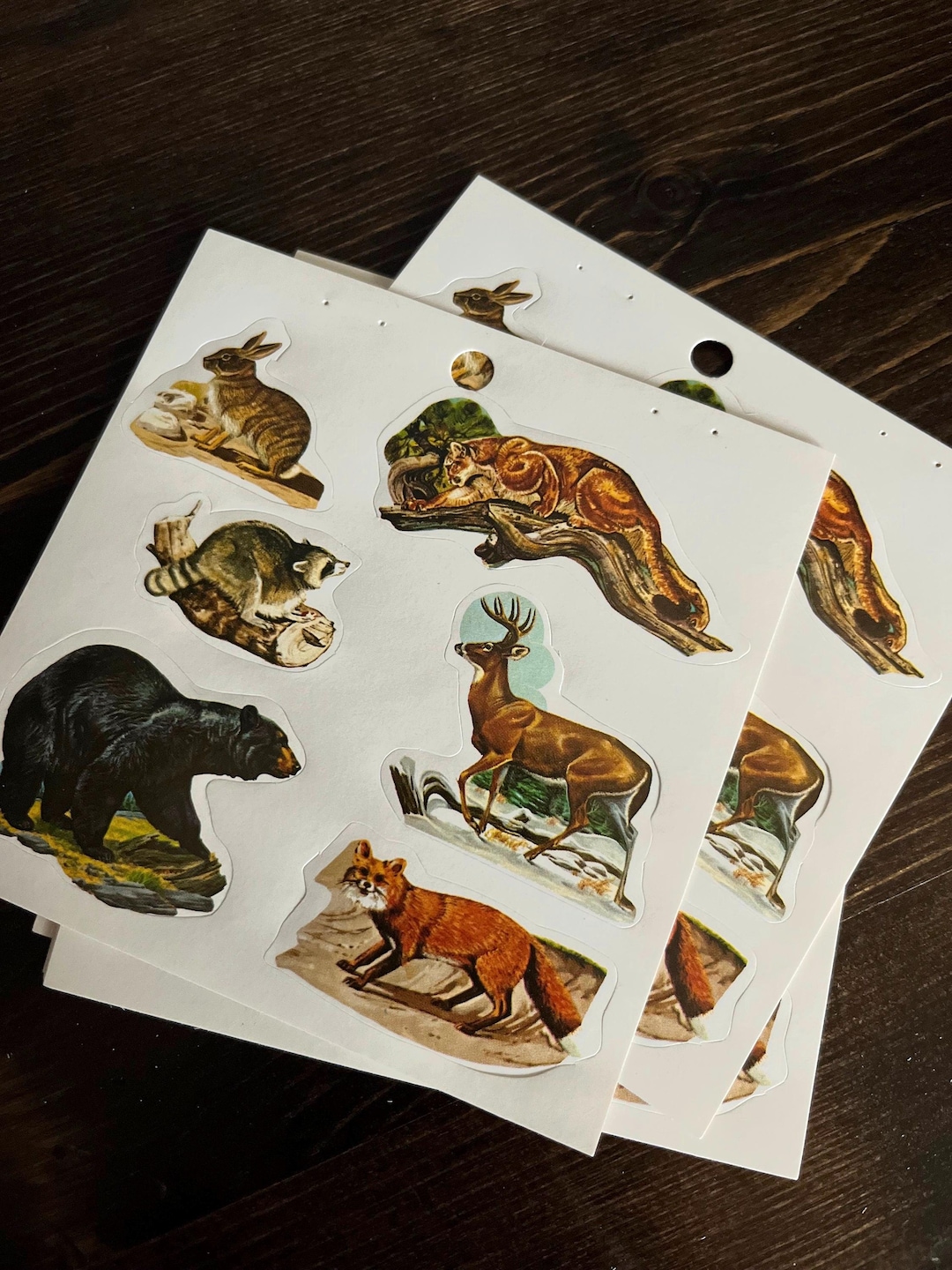 Vintage Animal Sticker Sheet | Biology | Science | Nature | Ephemera ...