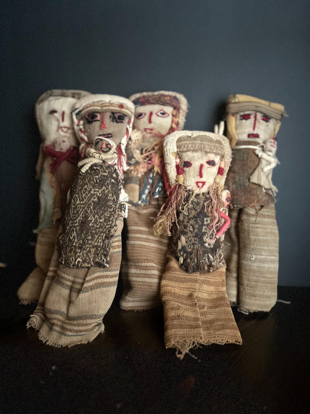 Peruvian Chancay Dolls | Funeral | Pre-columbian | Antique | Textiles ...