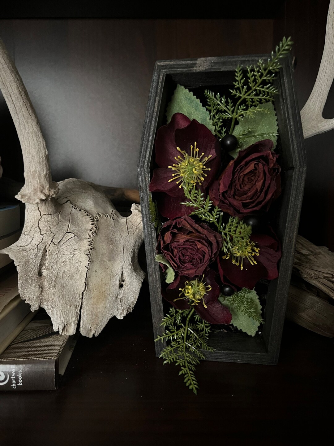 Love You to Death Floral Coffin Display - Etsy