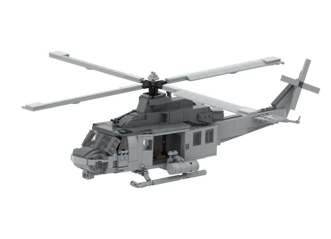 Lego 1/35 USMC Military UH-1Y Venom Helicopter Instructions - Etsy