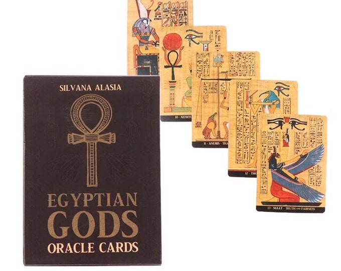 Egyptian Gods Oracle Cards - Etsy