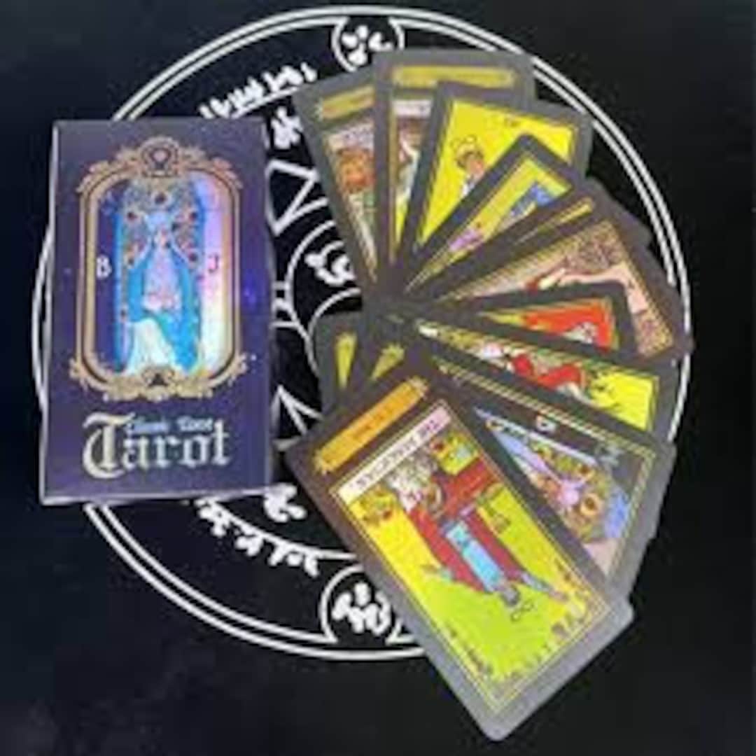 A. E. Waite Holographic Tarot Cards - With Guide Pamphlet & Bag - Etsy