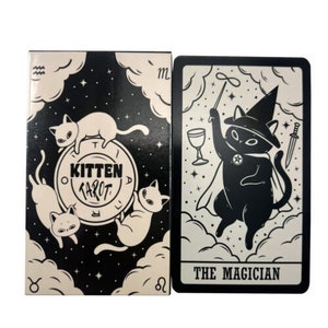 Kitten Tarot Deck - 78 Cute Tarot Cards - Etsy
