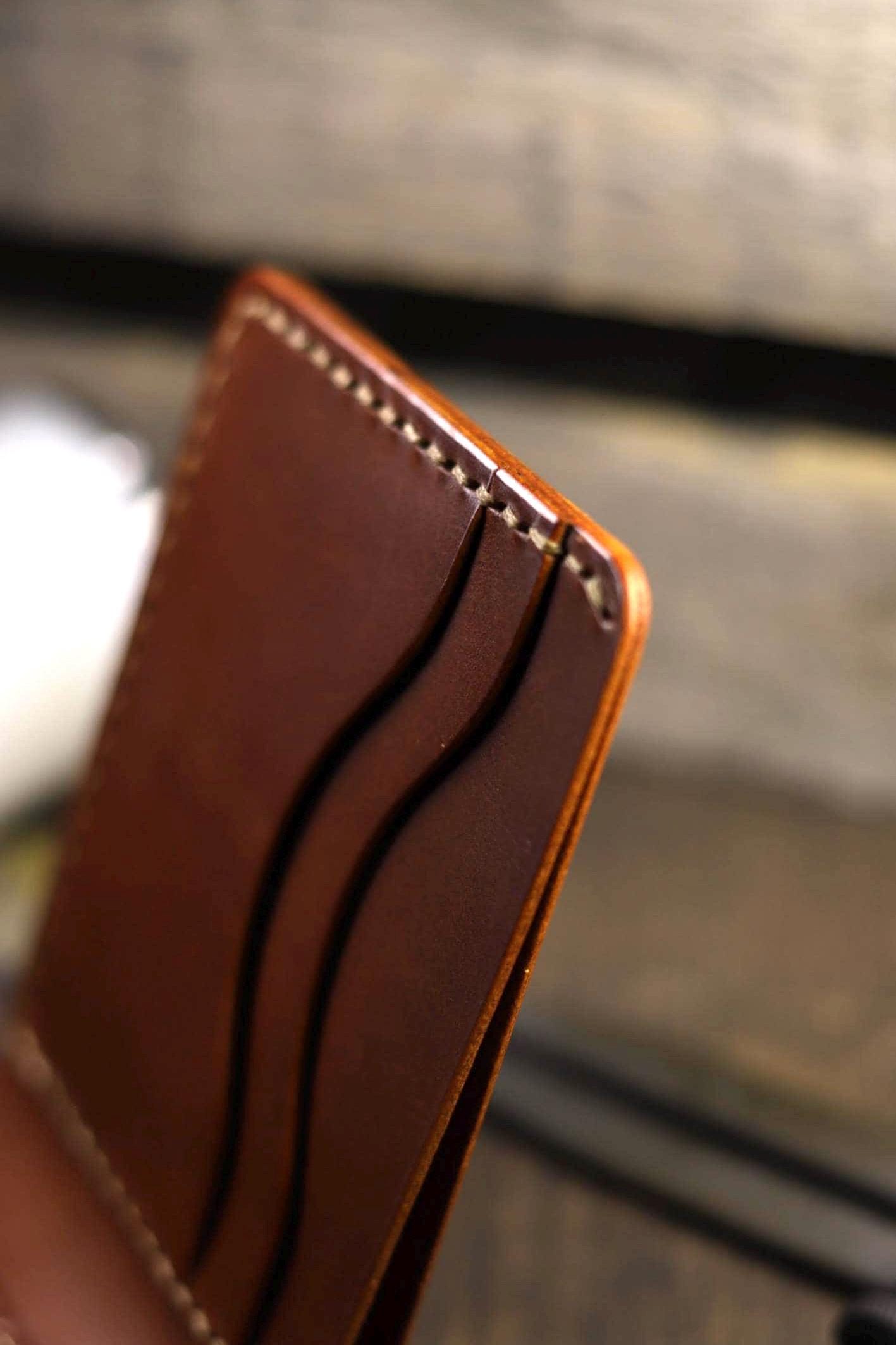 Handmade Full Grain Leather Wallet – Personalizable Men’s Bifold - Etsy