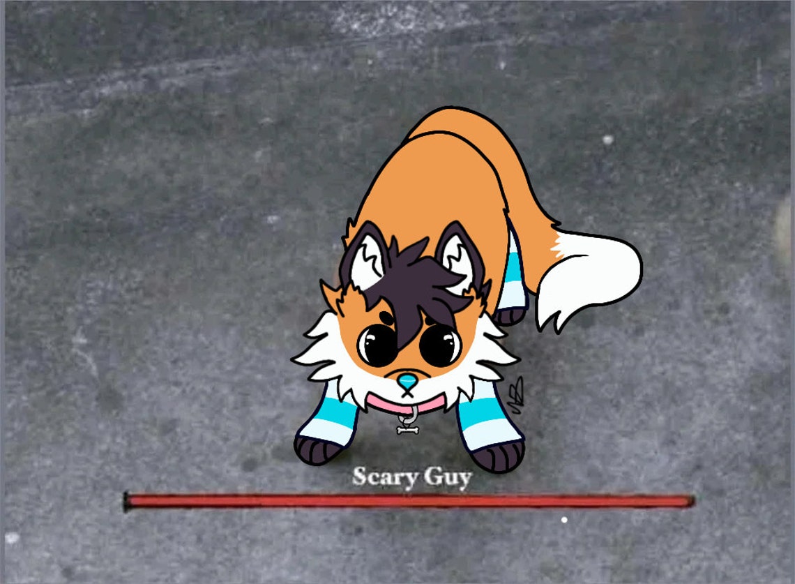 Scary Guy YCH Meme Draw-over - Etsy