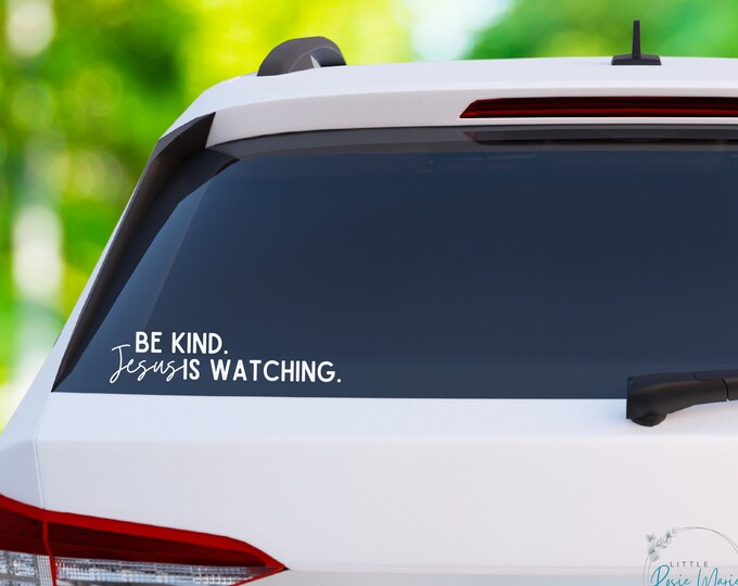 Christian Vinyl Decal, Jesus Decal, Permanent Decal, Waterproof ...