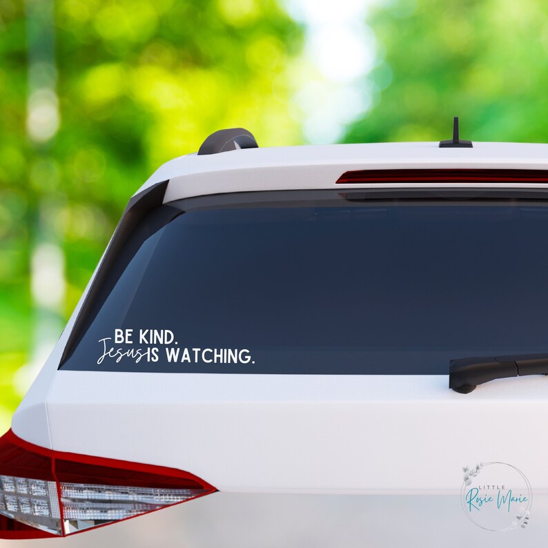 Christian Vinyl Decal, Jesus Decal, Permanent Decal, Waterproof ...