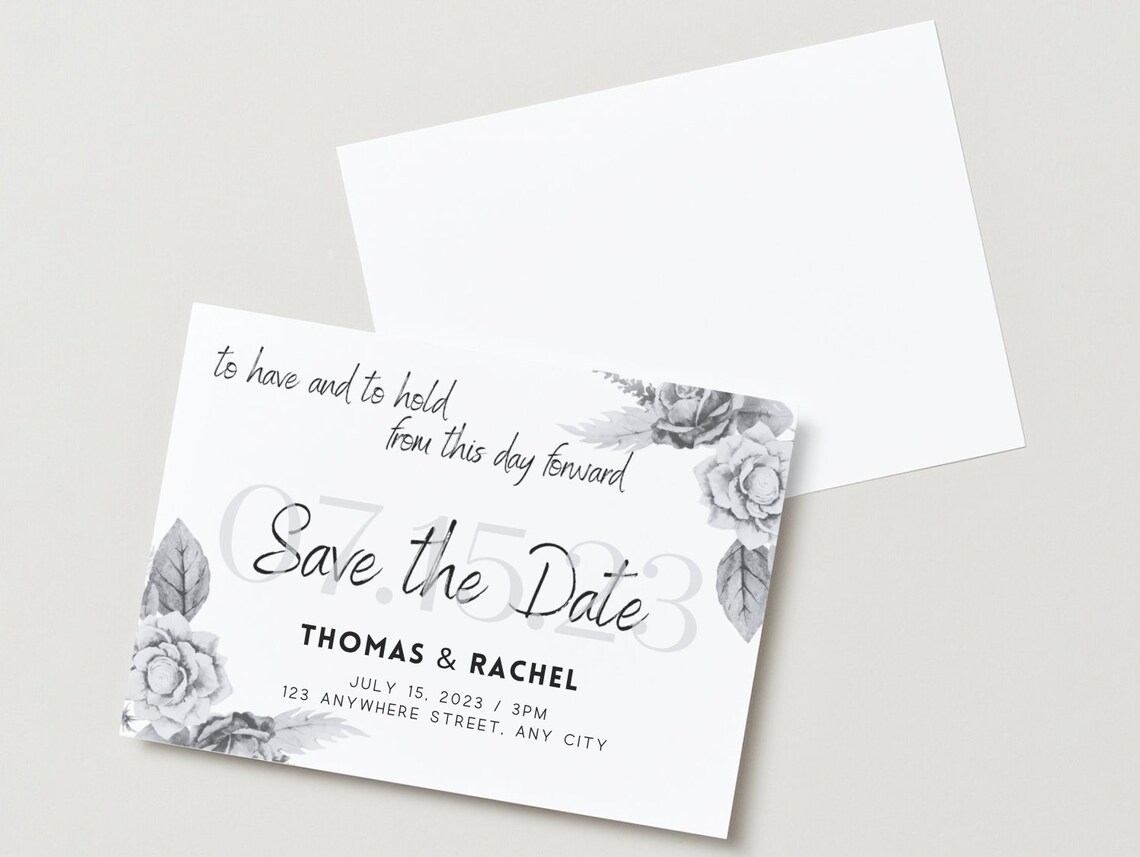 Editable Save the Date Christian Save the Date Christian - Etsy
