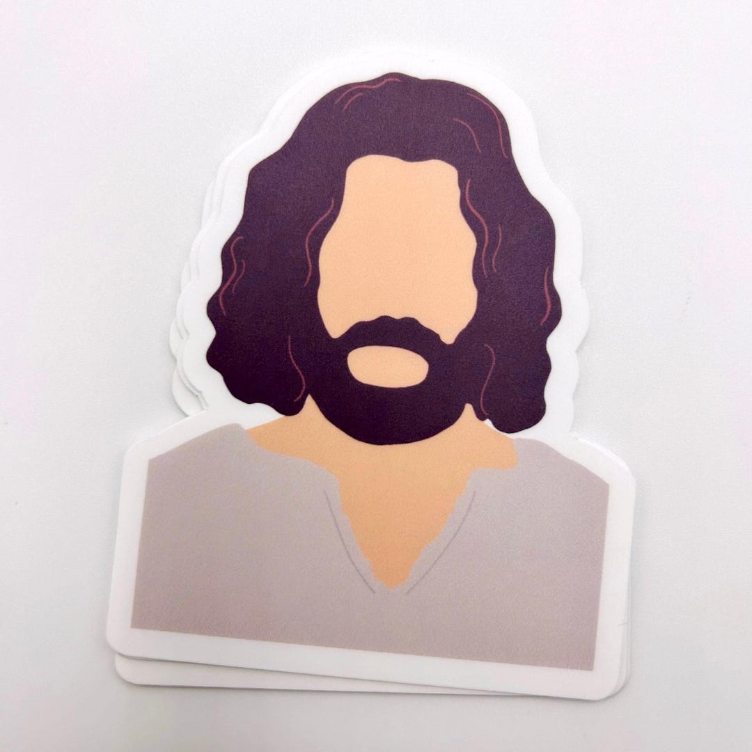 The Chosen Inspired Jesus Sticker - Christian Stickers, Chosen Fan Art ...