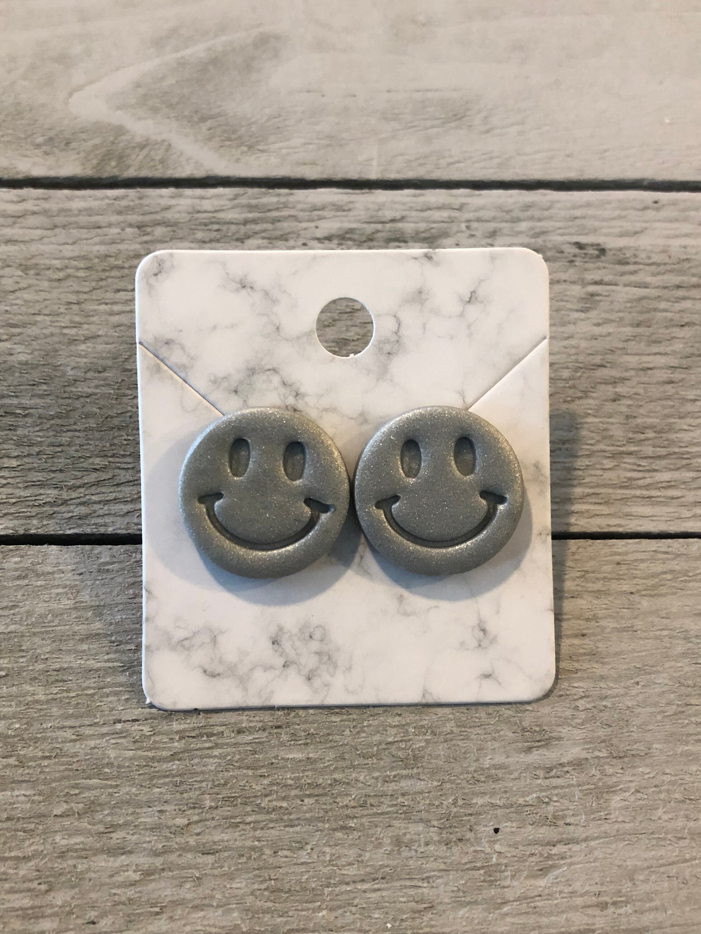 Smiley Face Studs. Multiple Colors Options. - Etsy