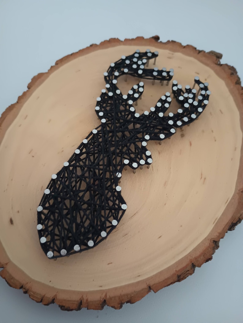 Custom DIY String Art Kit or Completed Elk/deer/buck Choose Your Color ...