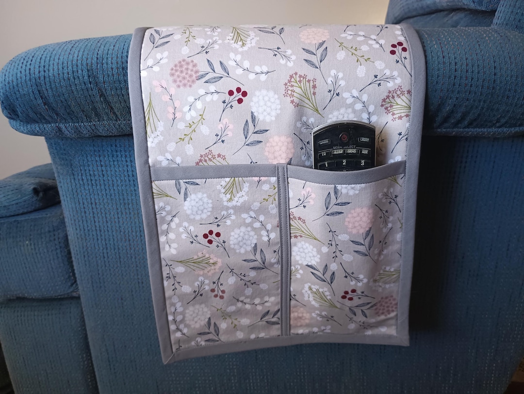 Handmade Couch Caddy - Armrest Organizer for Sofa, Recliner, Living ...