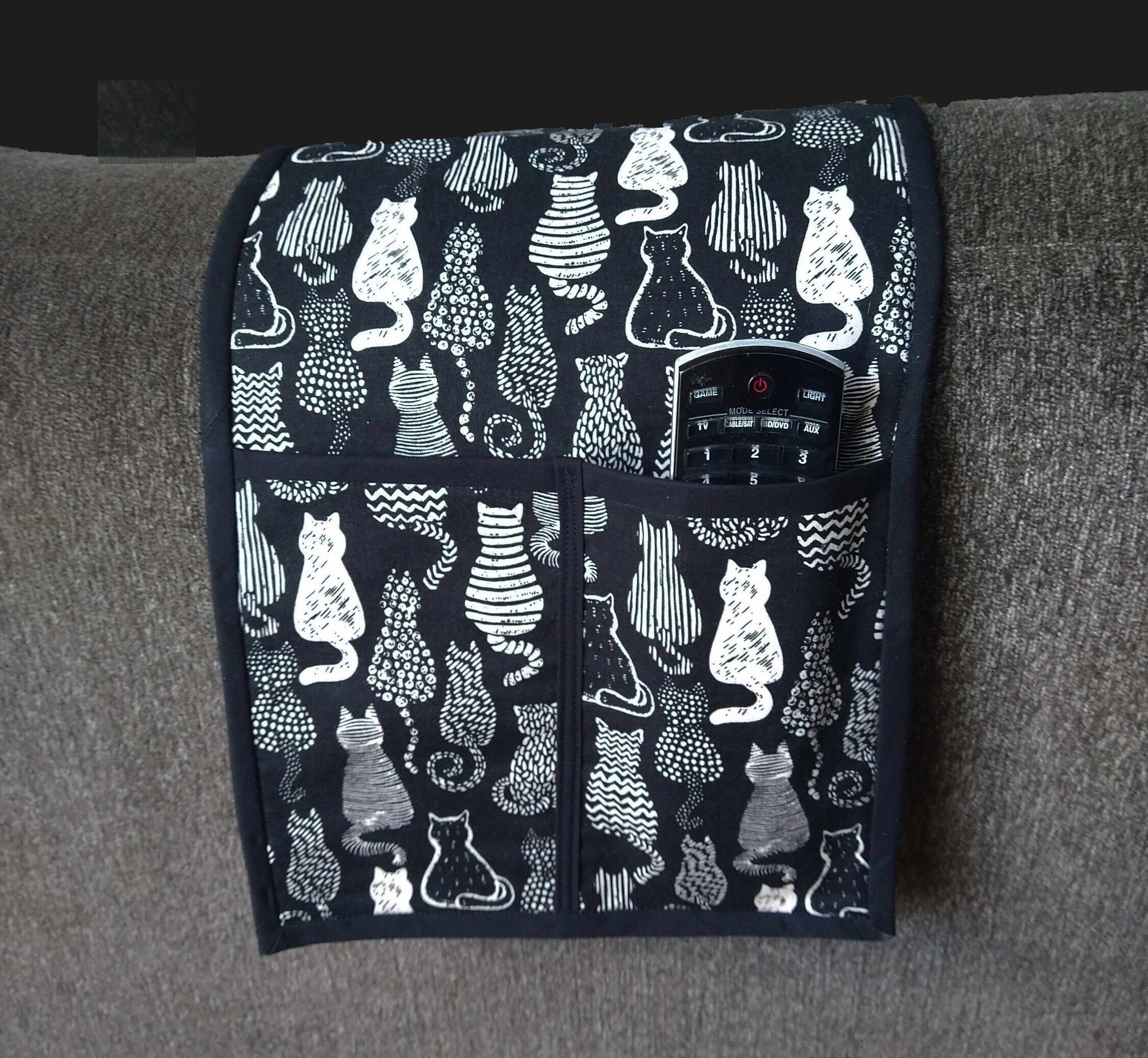 Couch Caddy/organizer Holds Phones, TV Remotes, Books, Glasses, Snacks ...