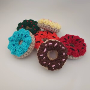 Mini Donuts With Sprinkles Half Dozen Handmade Crochet Donuts in Box ...