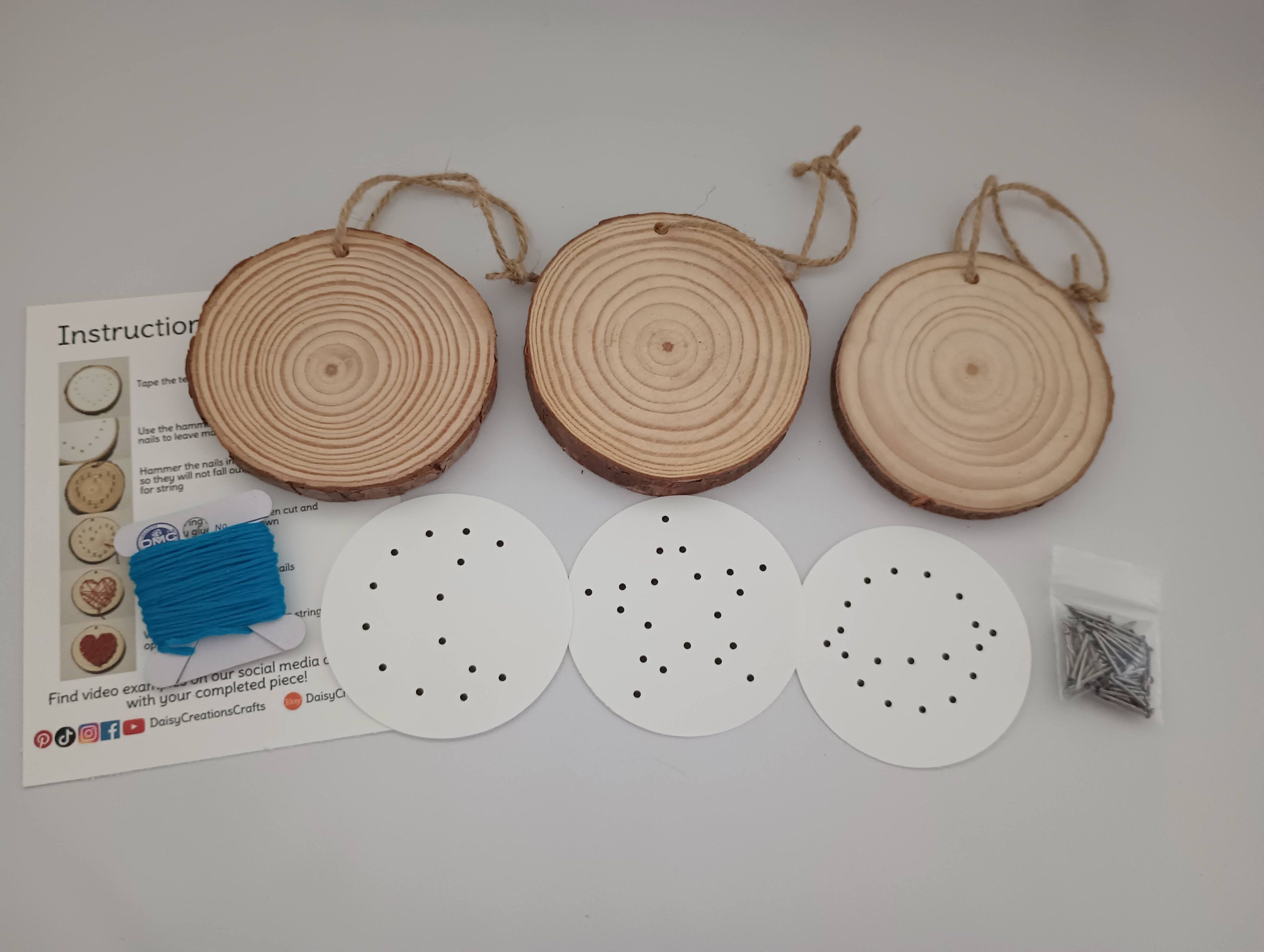 DIY Space String Art Kit - Planet, Moon, Star, Basswood (pre-nailed or ...