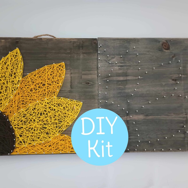 Sunflower String Art - Etsy