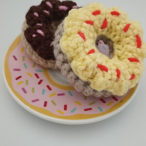 Mini Donuts With Sprinkles Half Dozen Handmade Crochet Donuts in Box ...