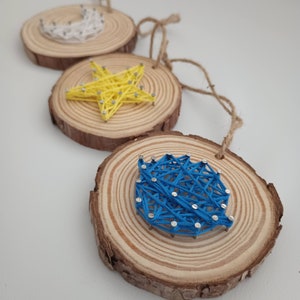 DIY Space String Art Kit - Planet, Moon, Star on Basswood. Purchase the ...