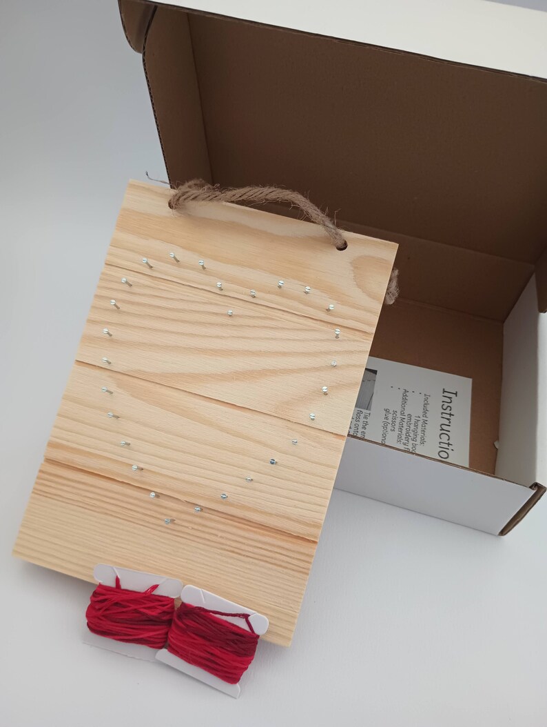 Heart Custom DIY Nail String Art Craft Kit or Completed Art - Etsy