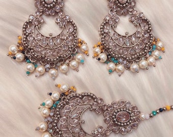 Tikka Set/ Pakistani Tikka Set/ Indian Jewelry/ Pakistani Jewelry ...