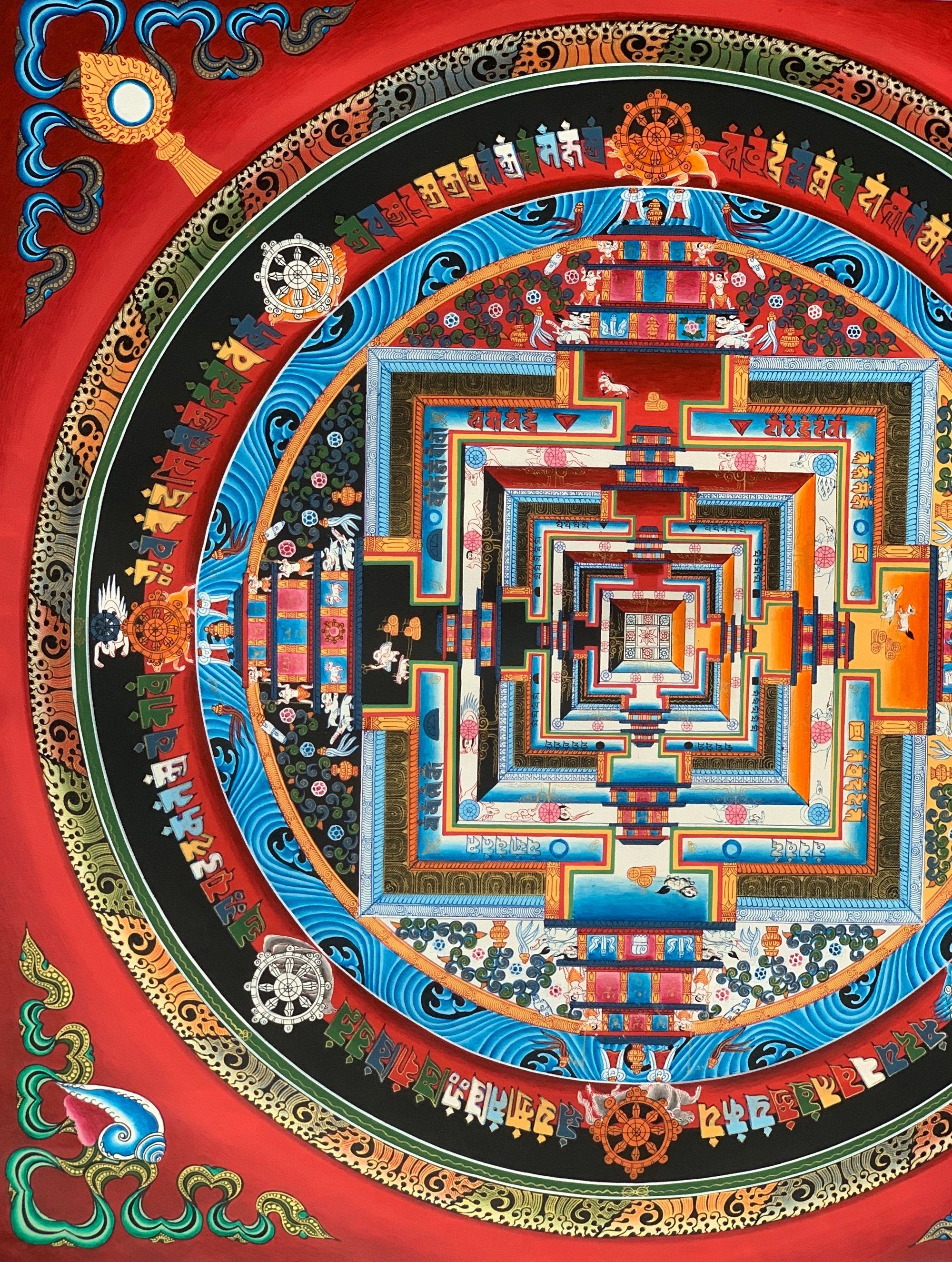 Wheel of Life/ Wheel of Time/ Kalachakra Mandala High Quality - Etsy