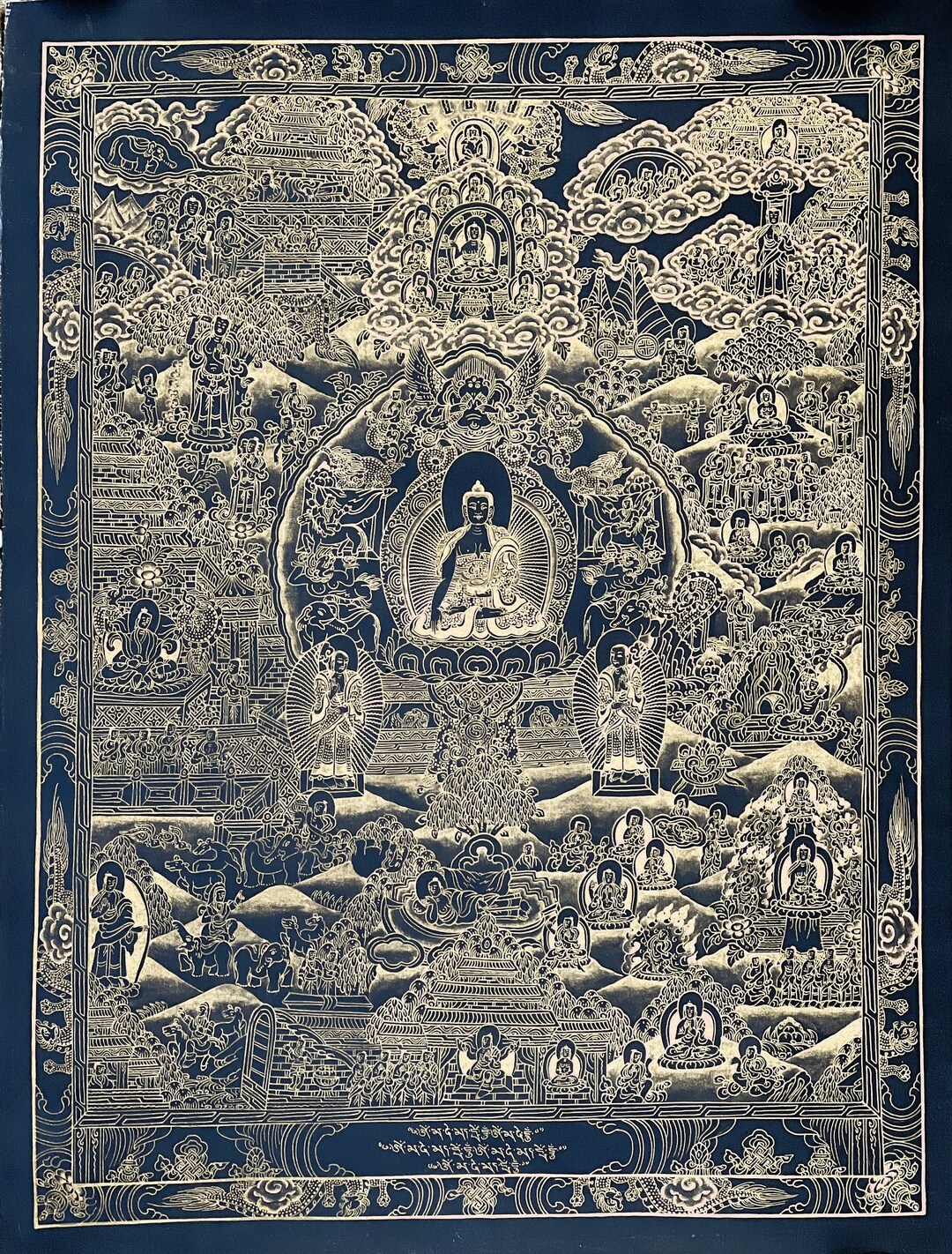 Buddha Life/ Bhavacakra/ Bhavachakra/ Wheel of Life Mandala Masterpiece ...