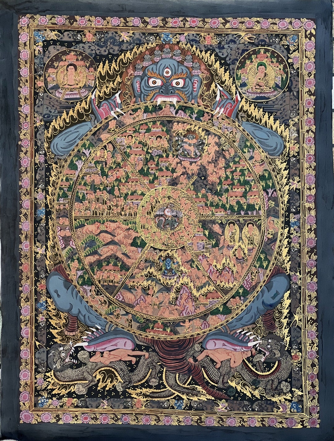 Samsara Wheel of Life Bhavachakra Mandala Master Quality Original ...