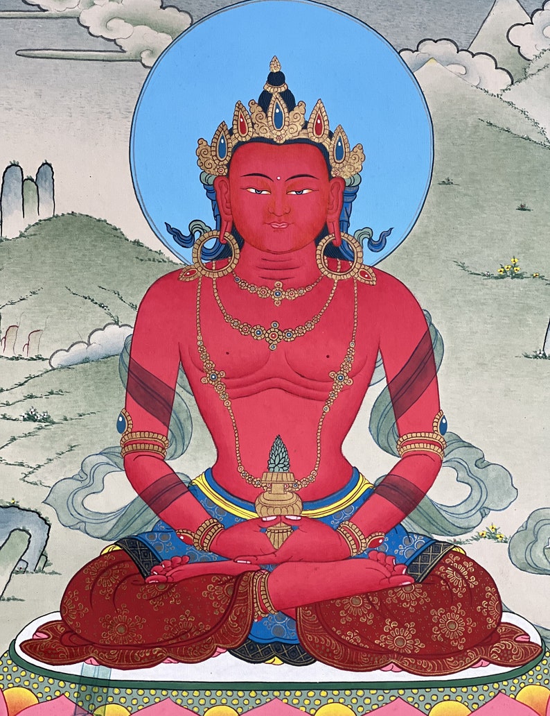 Buddha Amitayus/aparamita Pure Land Buddha of Sukhavati / Eternal Life ...