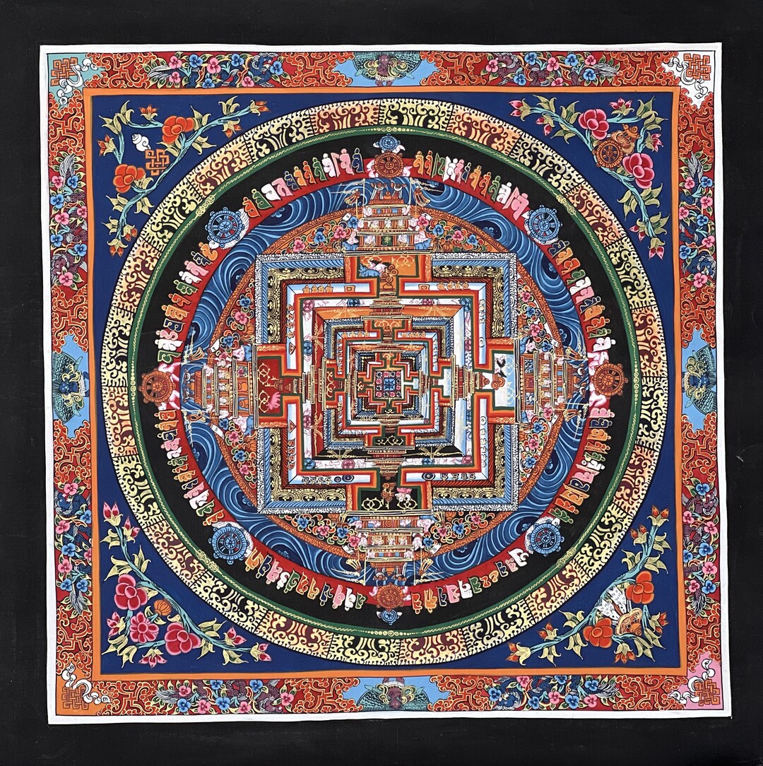 Wheel of Life/wheel of Time/ Kalachakra Mandala Original - Etsy