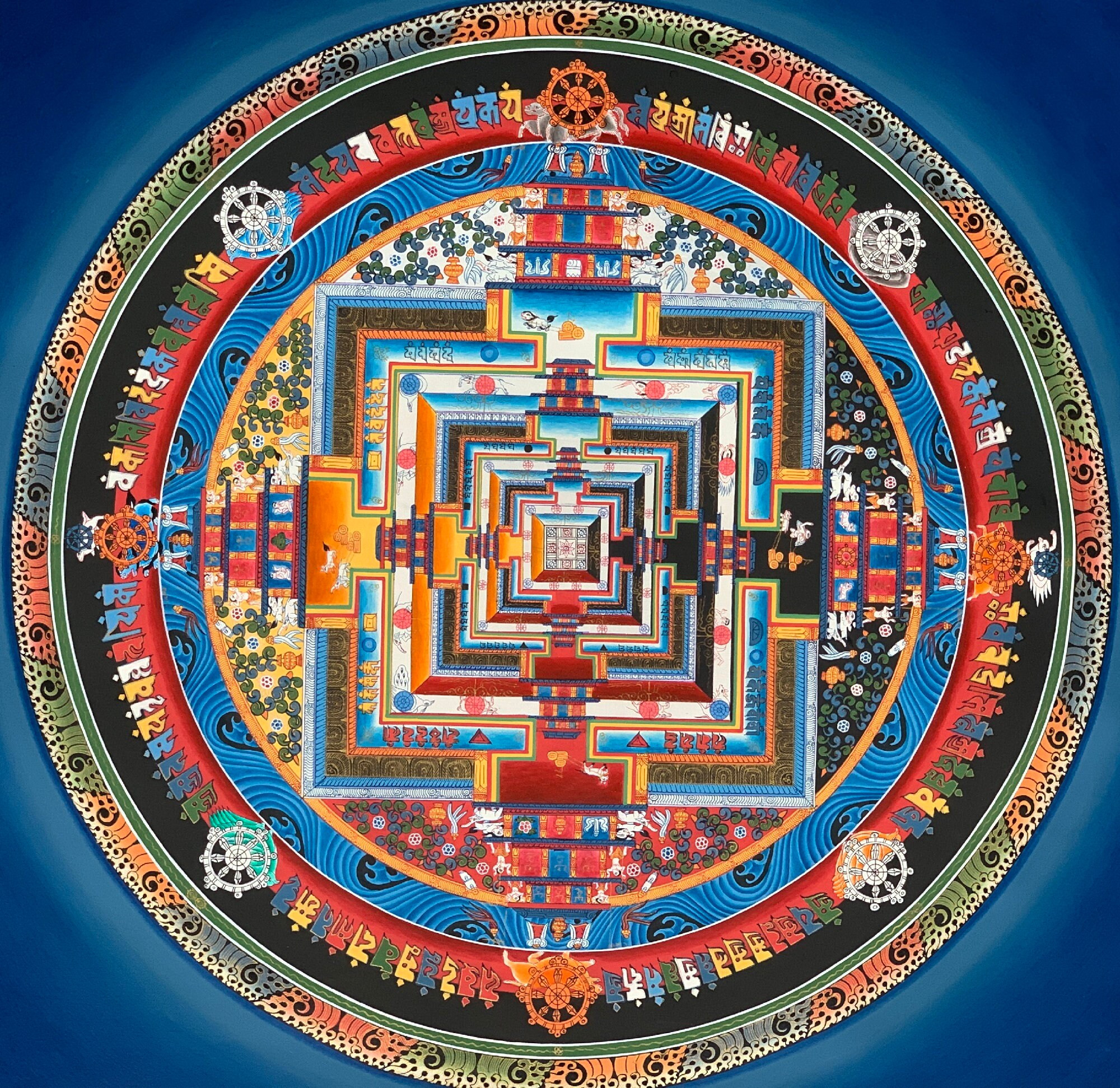 Wheel of Life/ Wheel of Time/ Kalachakra Mandala High Quality - Etsy