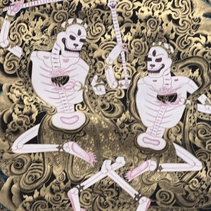 CITIPATI/CHITIPATI Happy Couple Skeleton Dancing Original Tibetan ...