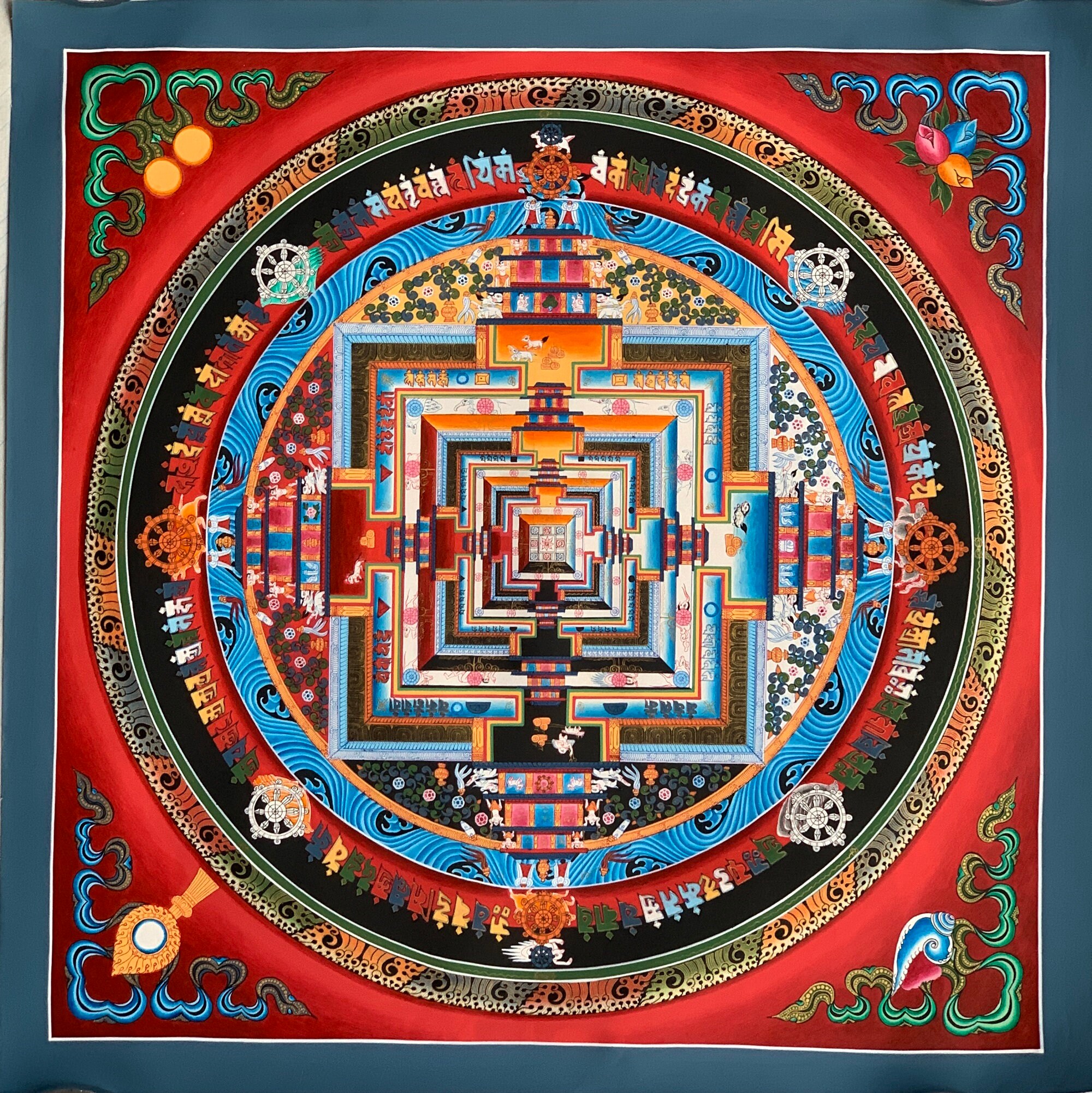 Wheel of Life/ Wheel of Time/ Kalachakra Mandala High Quality - Etsy
