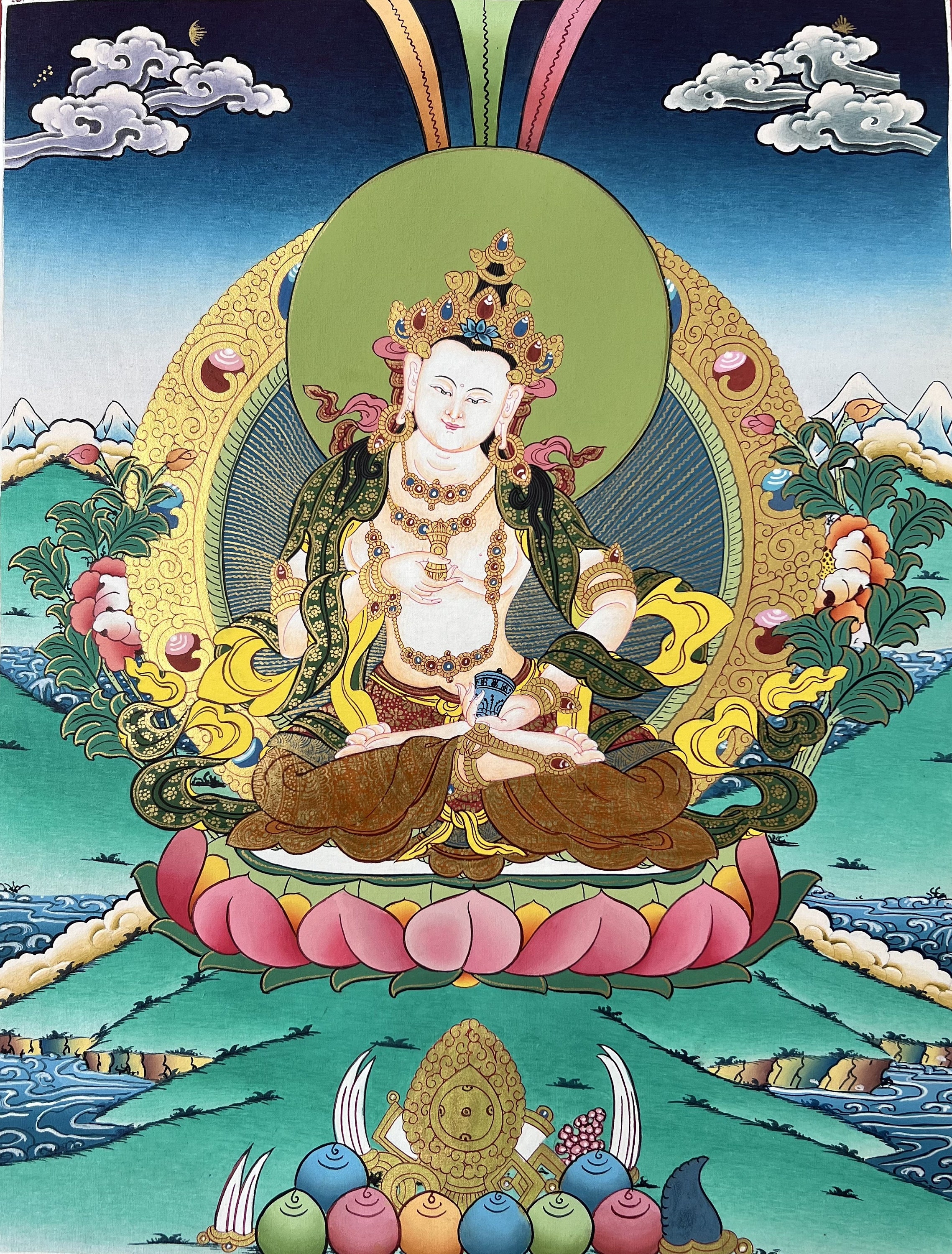 Vajrasattva/ Dorje Sempa/ Dhyani ( Meditating) Buddha/purification ...