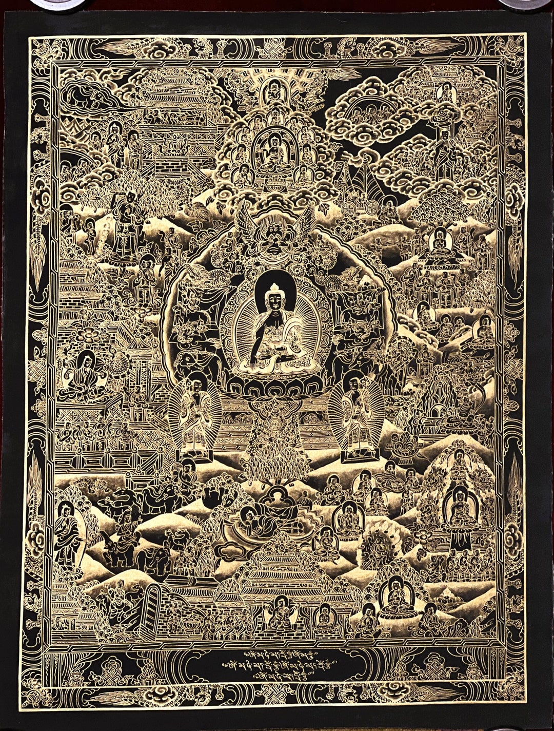 Buddha Life/ Bhavacakra/ Bhavachakra/ Wheel of Life Mandala Masterpiece ...