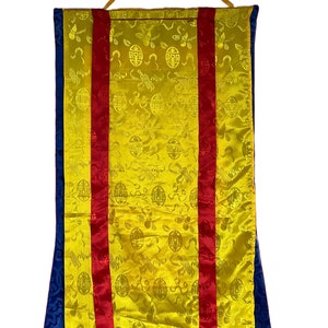 Yellow Jambhala/ Zambala/kuber God of Wealth Tibetan Thangka Painting ...