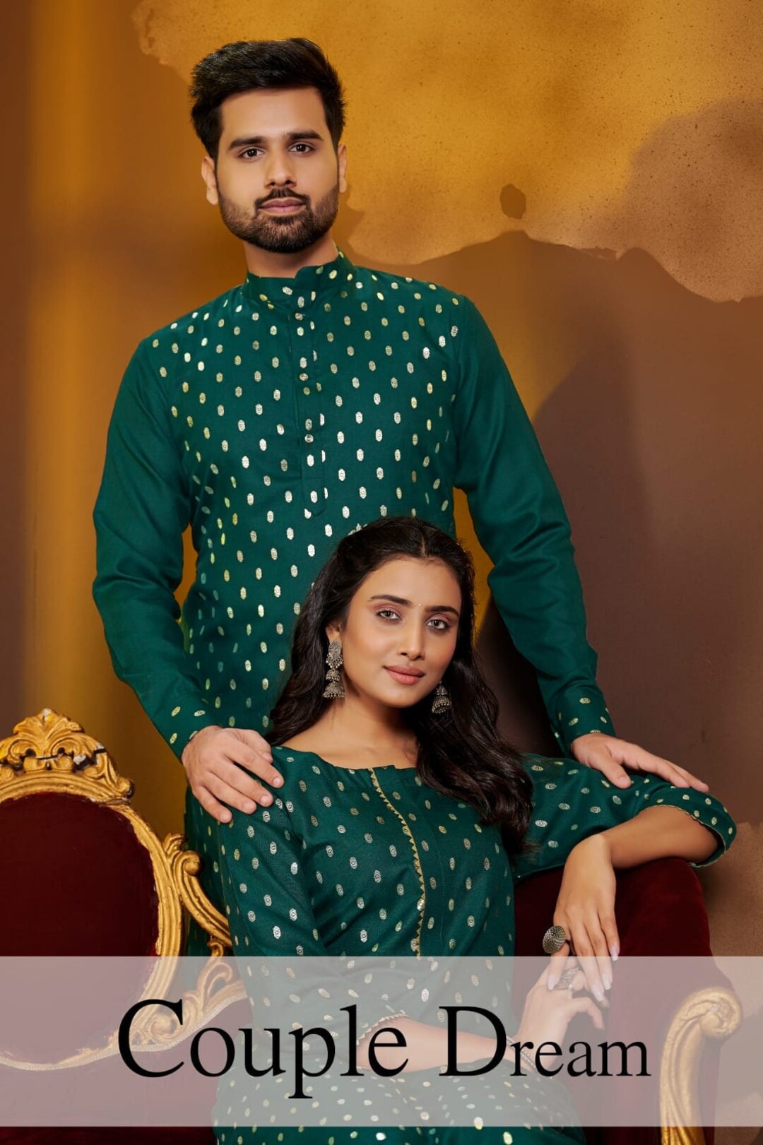 Indian Traditional Couple Combo Dress Kurta Pajama Set for - Etsy