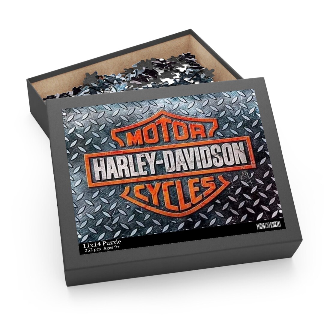 Harley Davidson Puzzle (120, 252, 500-piece) | Game Night Fun ...