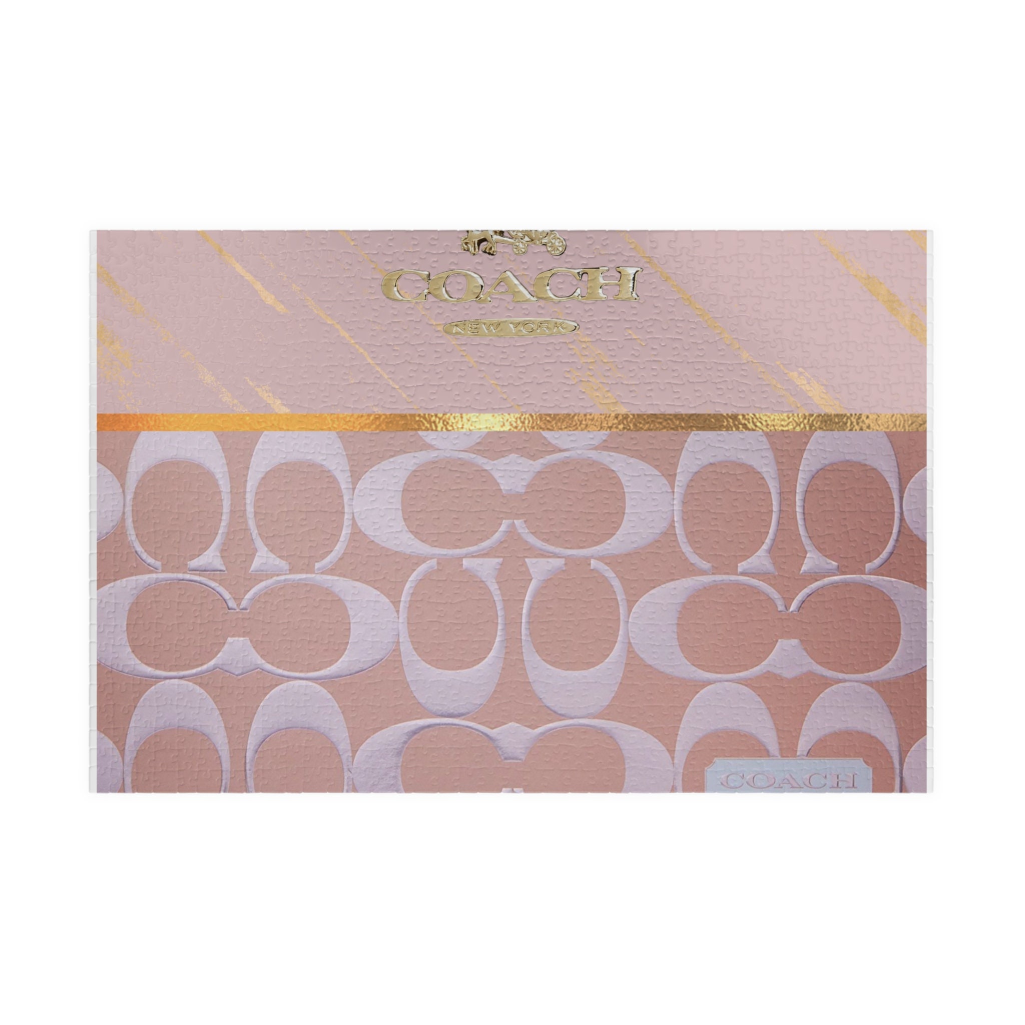 Coach Design Classy Pink Coach Family Game Night Puzzle 110, 252, 520 ...