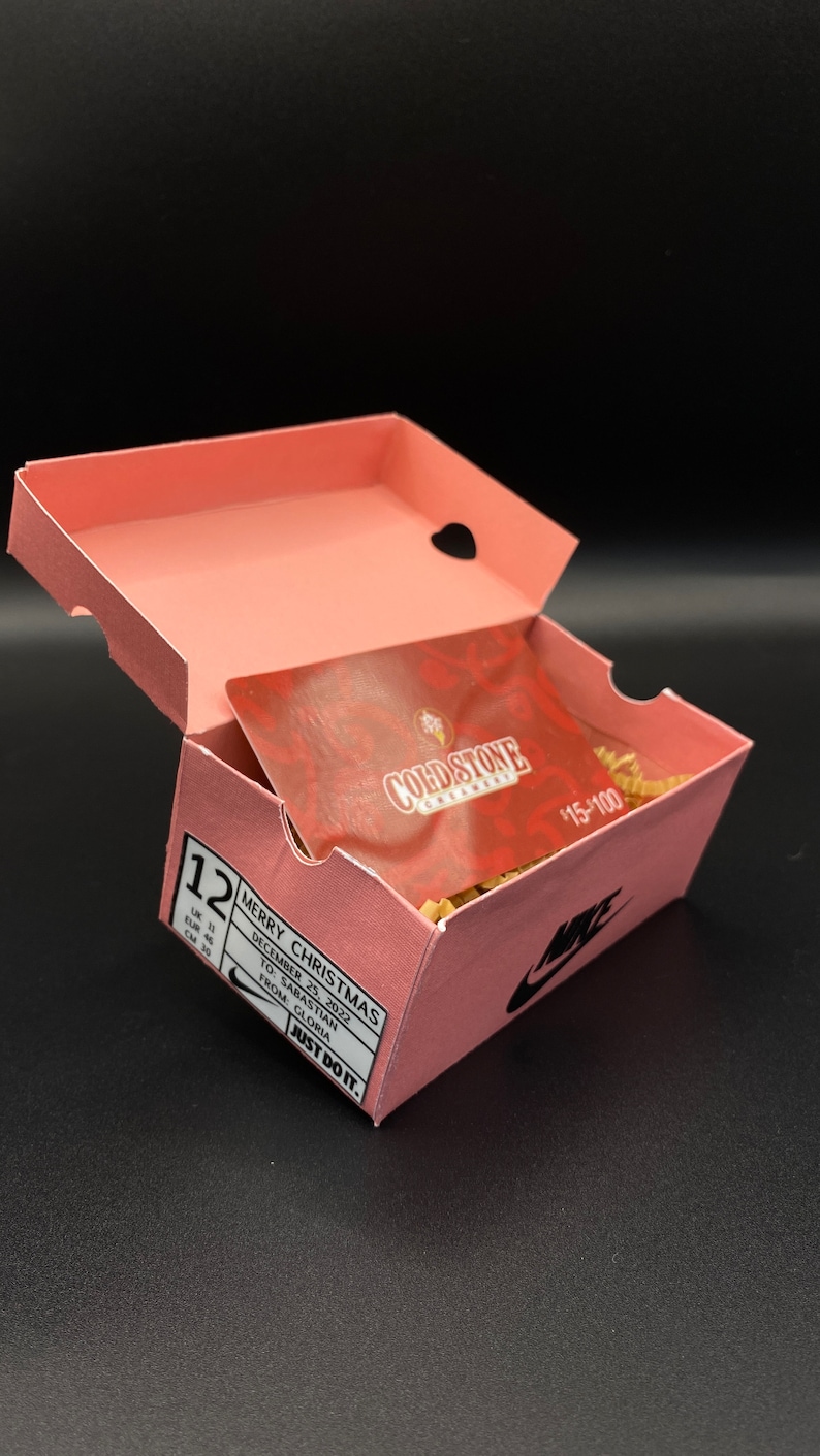 Shoe Box Template (SIZABLE) - Etsy