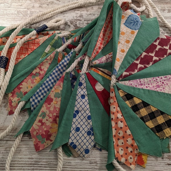 Upcycled Banner - Etsy