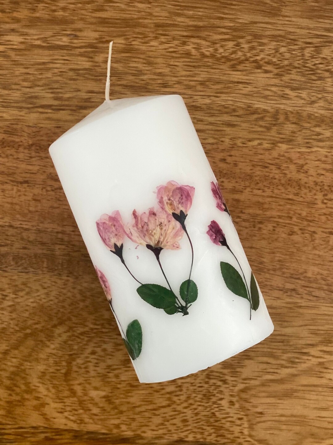 Pressed Begonia Candles - Etsy